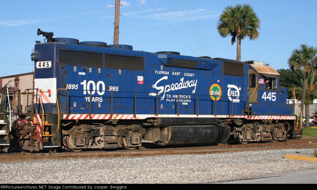 445, the last Speedway unit celebrating 100 years of the FEC